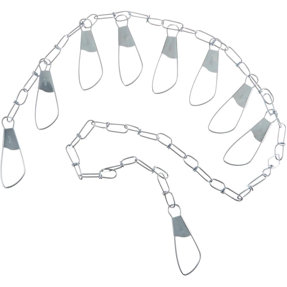 Eagle Claw 04300-005 Invincible Chain Stringer, 46-Inch, 9-Snap,Multi ...