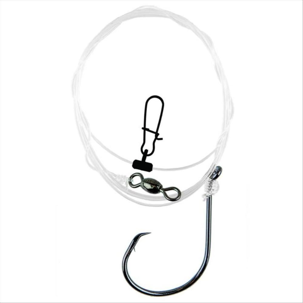 Eagle Claw Lazer Sharp Circle Hook Striped BASS FISHFINDER Platinum RIG ...