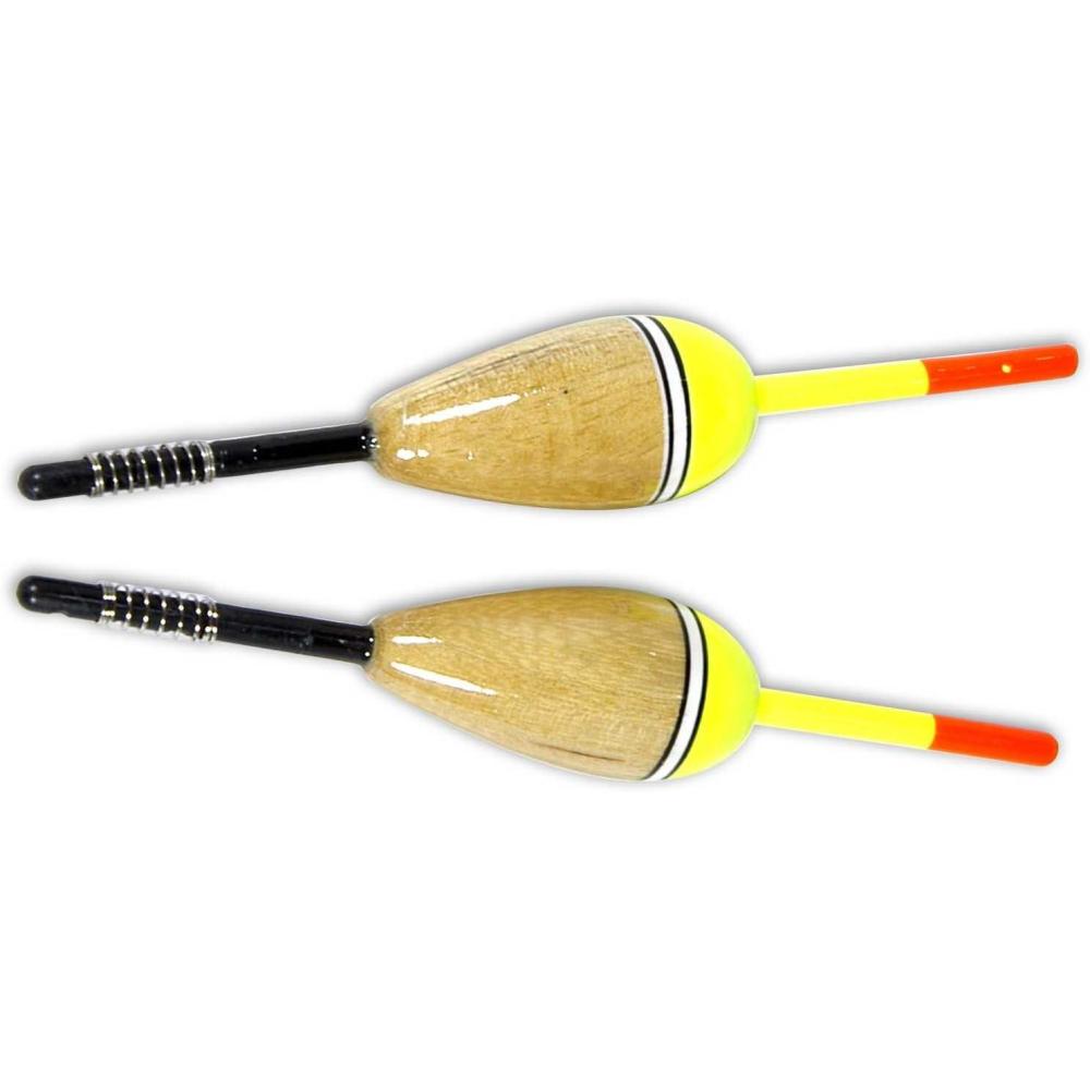 Eagle Claw Balsa Style Oval Fixed Float with 6-Inch Stem, 2(One Size ...
